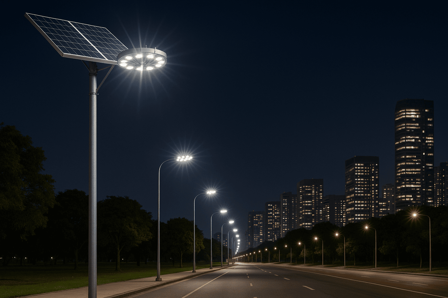 Solar High Mast Lighting for Smart Cities & Safer Streets